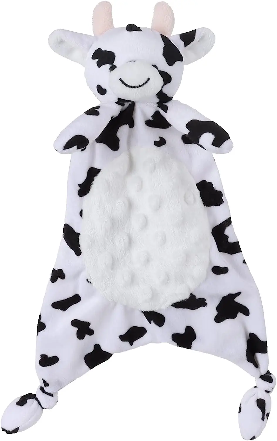 Snuggly Cow Baby Security Blanket - Unisex Stuffed Animal