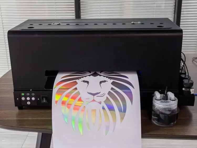 A4 Size Inkjet Sticker Printer Roll To Roll Label Printing Machine ...