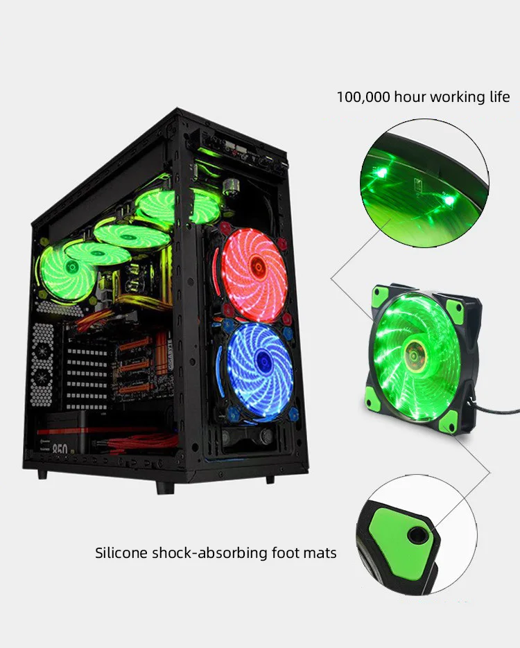 Factory Price Coolmoon Cheap Gaming Pc Case Fan Fixed Color Oem ...