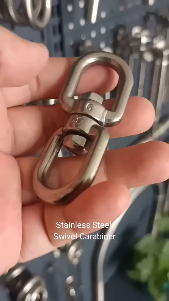 Ss 304 316 Eye And Eye Swivel Double Loops Connector Climbing Swivel ...