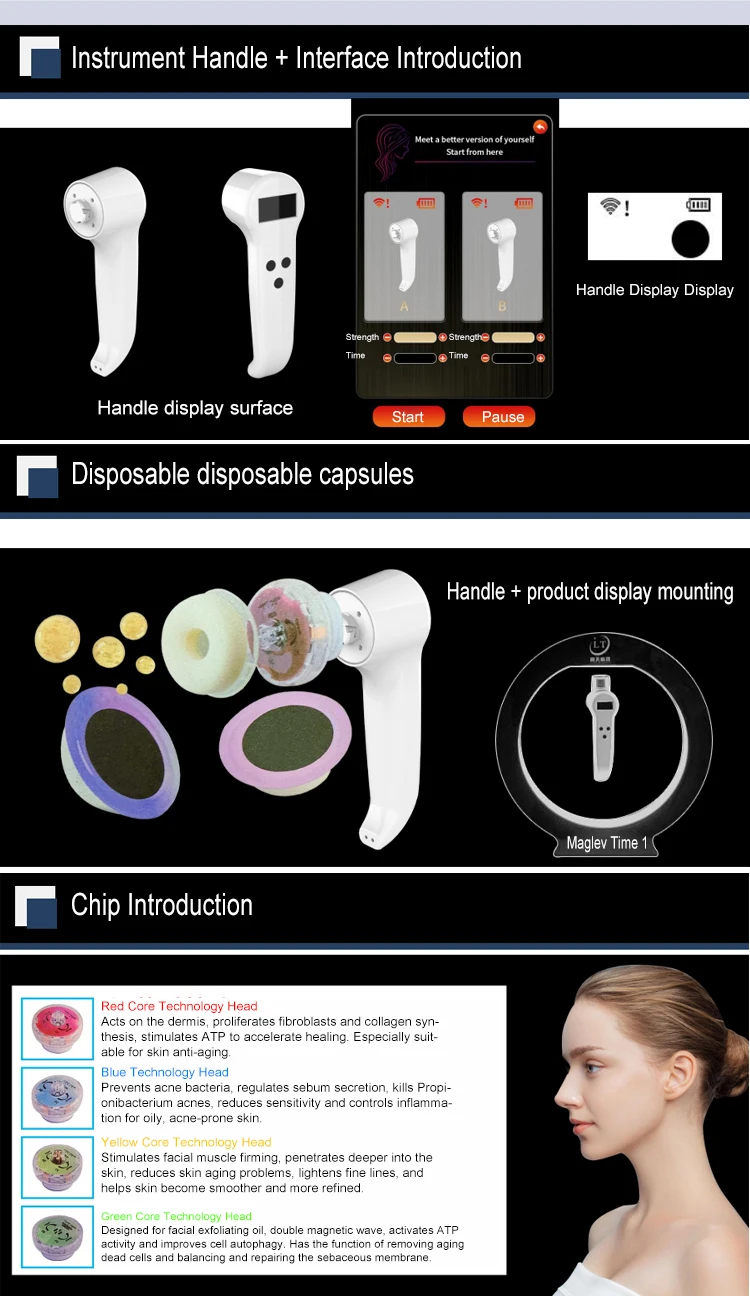 2025 Black Technology American Magnetic Levitation Skin Rejuvenation ...