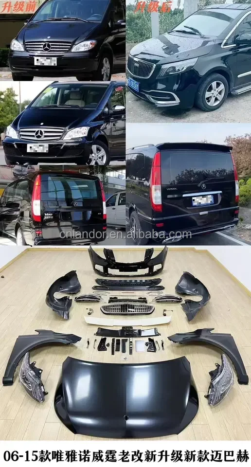 V Class Facelift Body Kit For Maybach V Class Viano W639 To Maybach ...