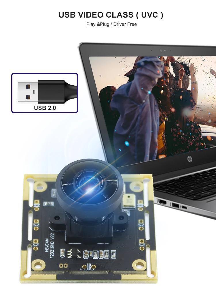 2MP USB Camera Module - 1080P Industrial Standard Camera