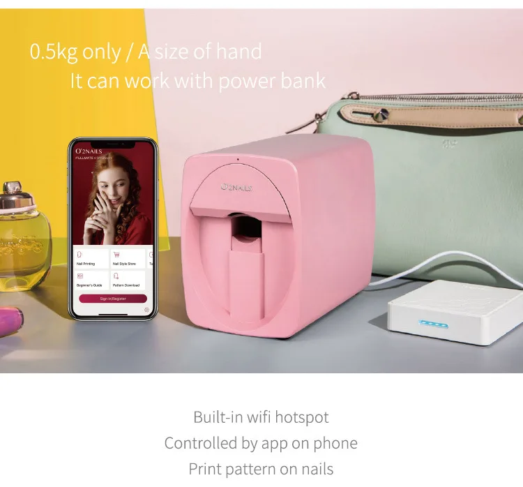 3D Smart Nail Printer - DIY Finger Nail Machine Painter