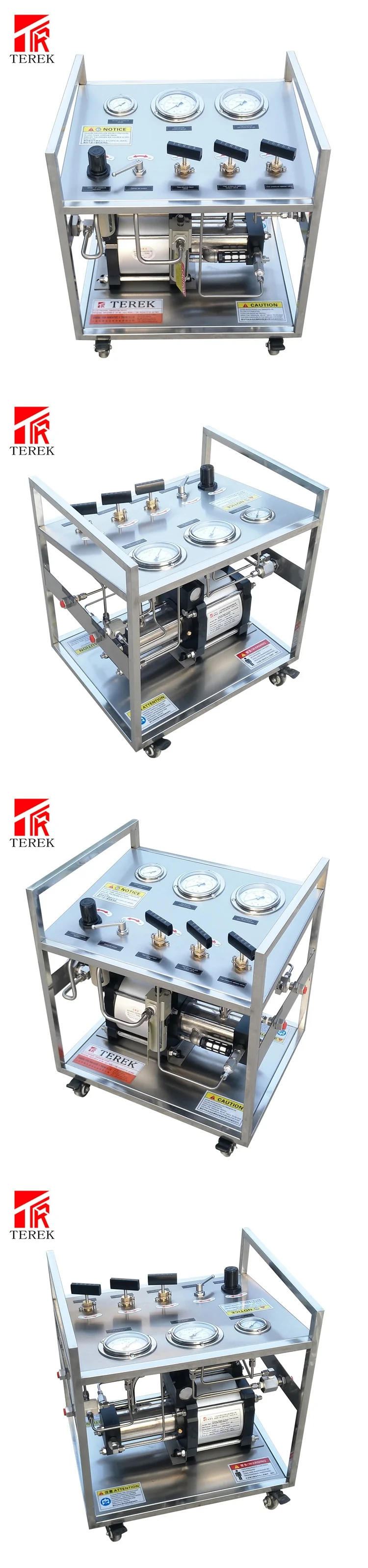Terek Pneumatic Nitrogen Booster Pump System for Gas Compression