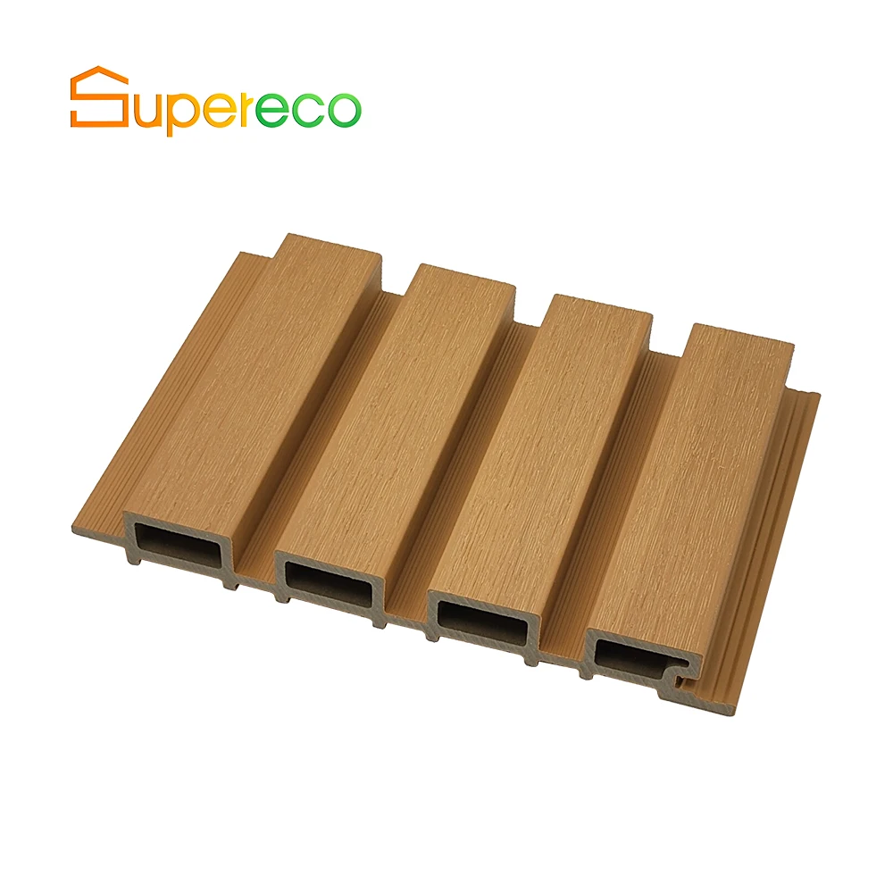 Outdoor Partition Wpc Wall Board Cladding Fluted Decorative Exterior ...