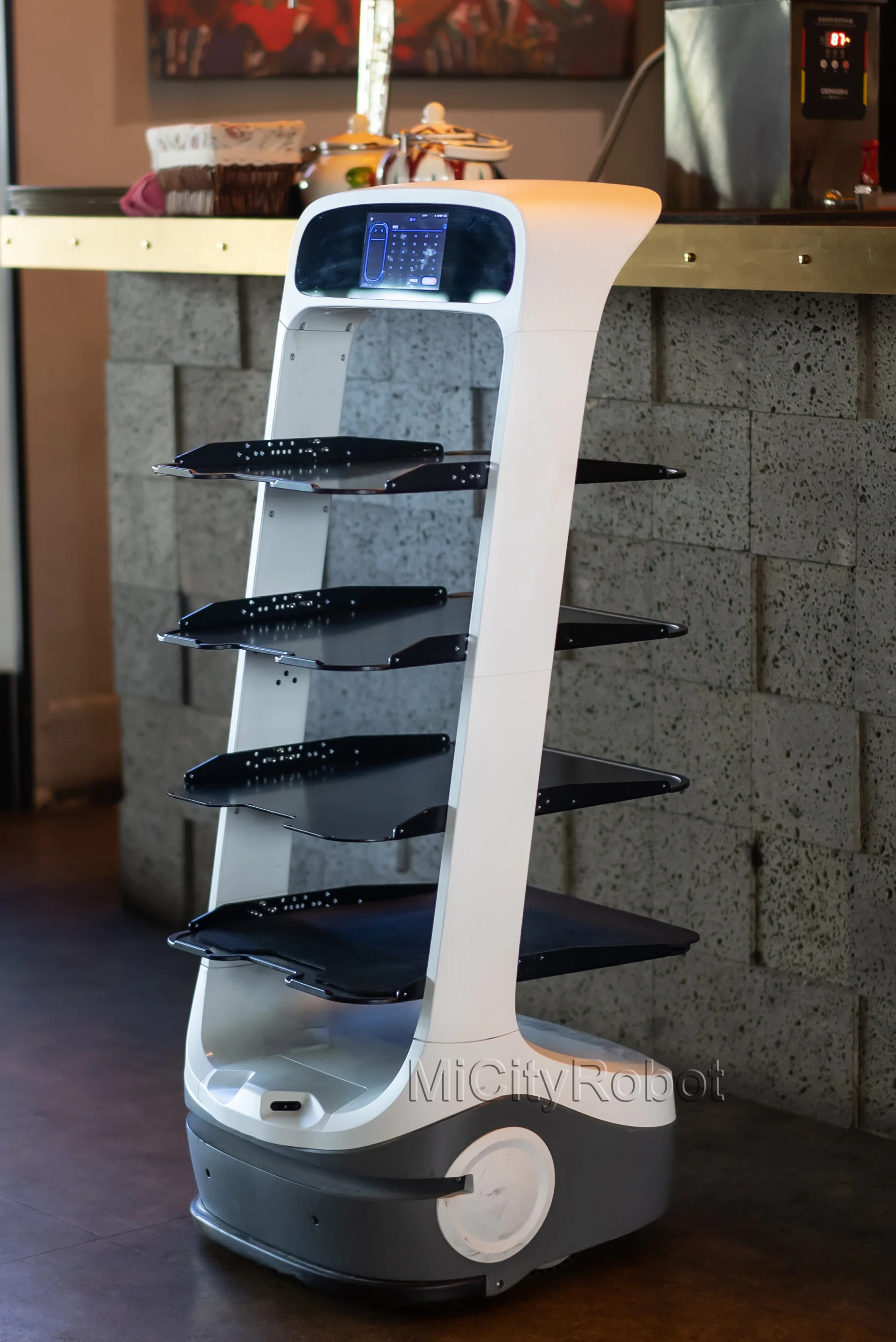 Hot Sale Food Delivery Robot Service Restaurant Smart Automatic Robot ...