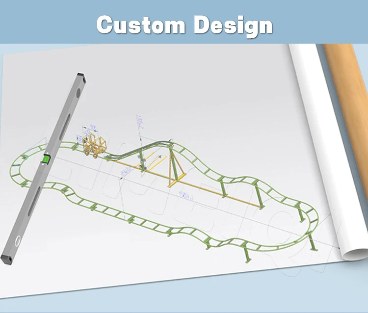 Fairground Attraction Kids Playground Unpowered Kids Roller Coaster ...