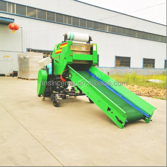 Silage Baling And Coating Integrated Machine Corn Straw Storage And ...