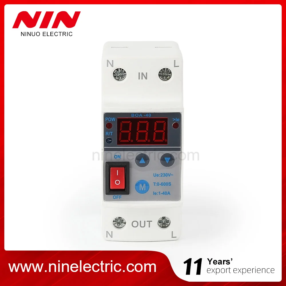 NIN DIN RAIL over Current Protector - Reliable Voltage Stabilizer
