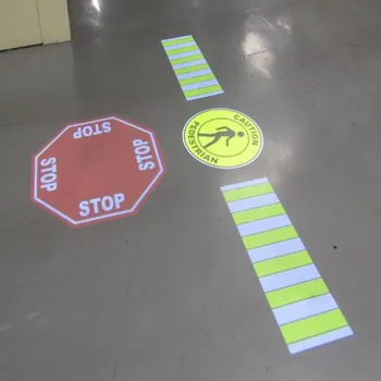15-400w Stop Led Floor Sign Projector Gobo Projector Forklift Safety ...