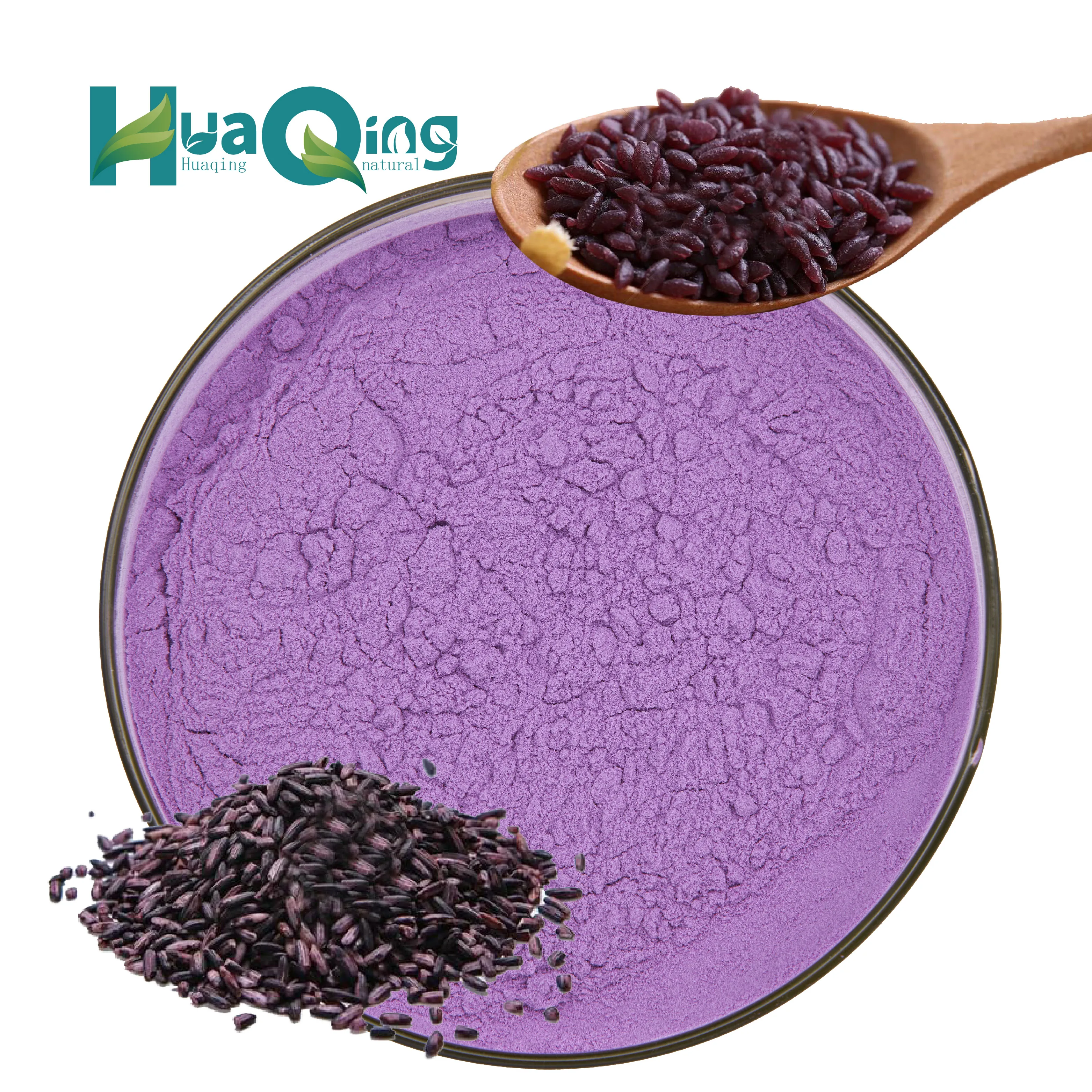 Factory Supply Purple Rice Extract Water Soluble Purple Rice Black Rice ...