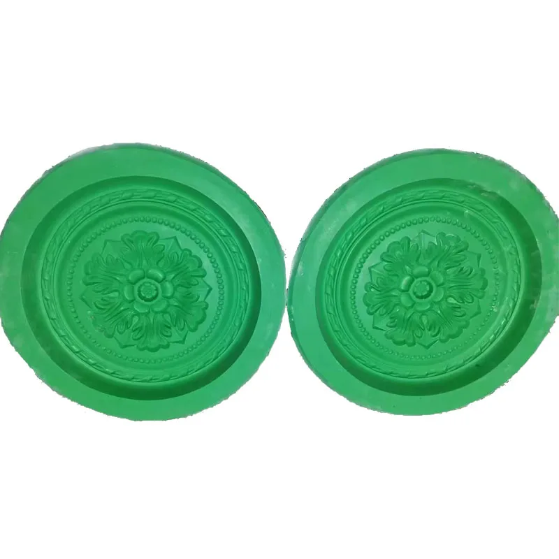 Mold Making Gypsum Plaster Ceiling Medallion Plaster Lamp Panel Mould ...