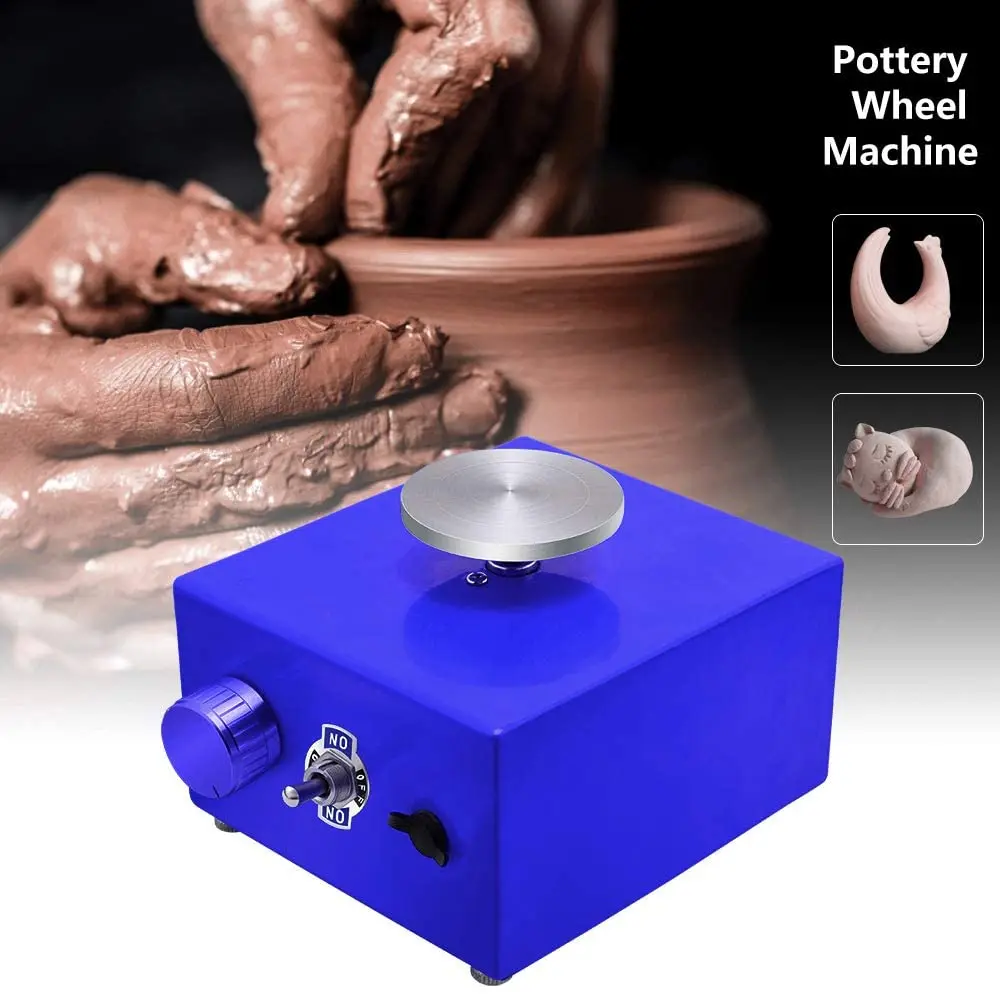 Mini Pottery Machine Diy Adjustable Speed Clay Machines Electric ...