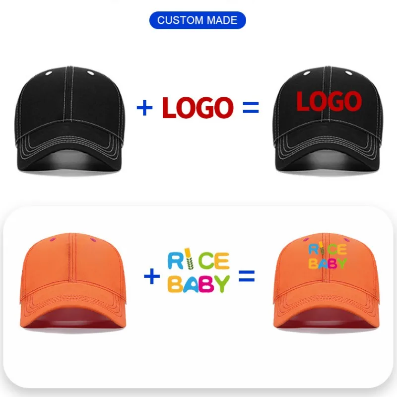 Custom Small Batch Hardtop Embroidery Logo Cotton Baseball Cap High ...