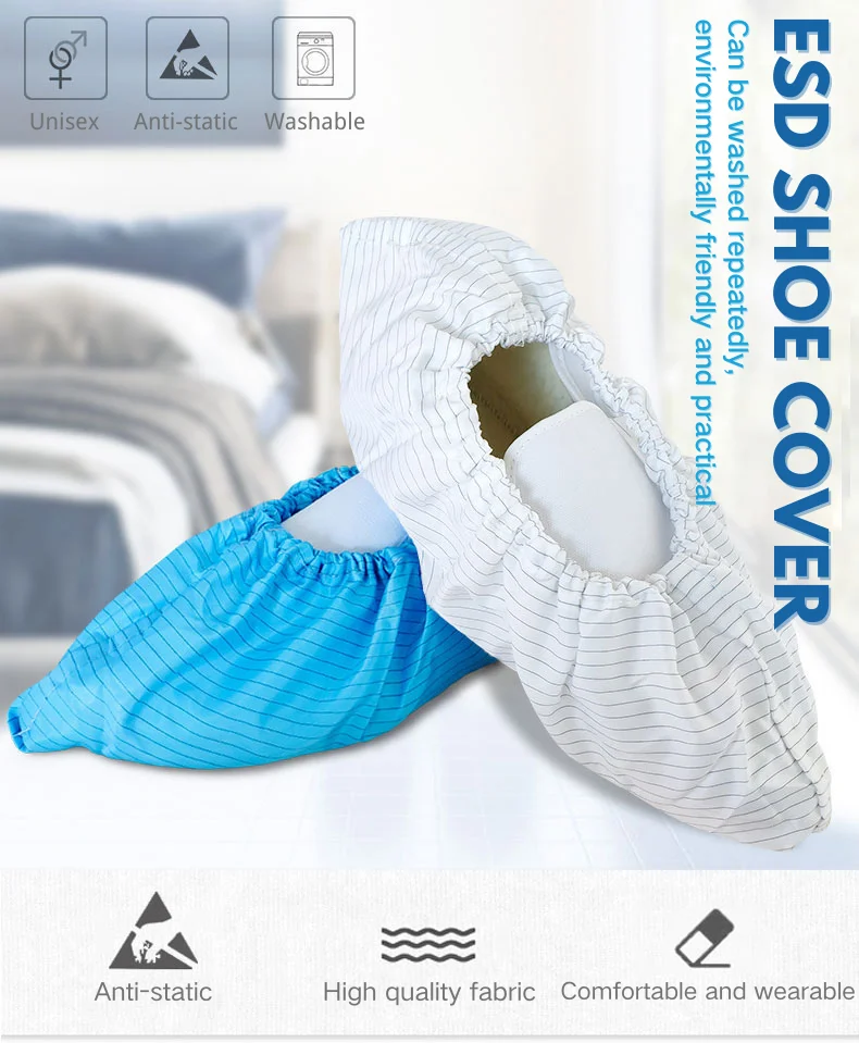 Professional Durable Washable Reusable Functional Esd Shoe Cover - Buy ...