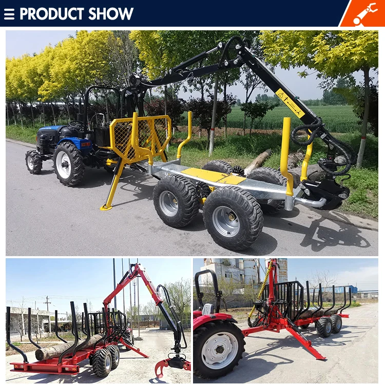 Small Forestry Log Truck Trailer Atv Skidder Lifting Arch