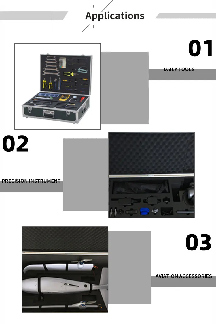 Customizable DIY Aluminum Case - Perfect for Instrument Storage