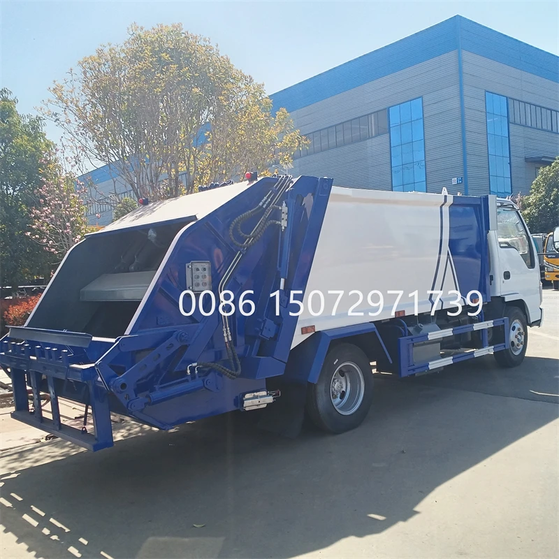 12m3 Garbage Compactor Truck Waste Compactor Truck Refuse Compactor ...