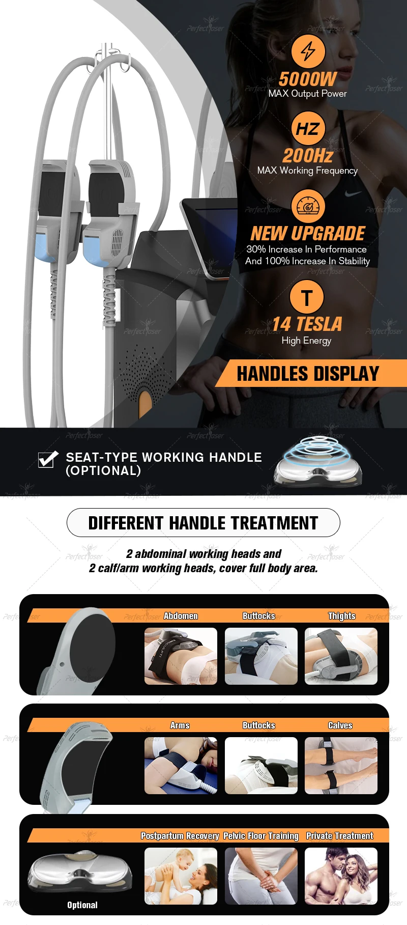 Ems Stimulator Fast Body Shaping Slimming Machine Ems Sculpting Machine ...