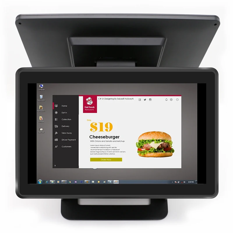 Mini-size Windows Pos Terminal With Built-in Thermal Printer High Cost ...