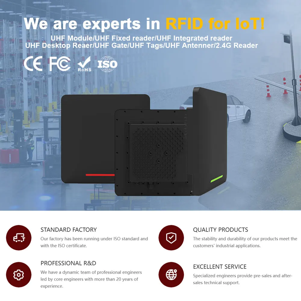Syncotek 9dbi IMPINJ E710 UHF RFID Reader - IP67 Waterproof