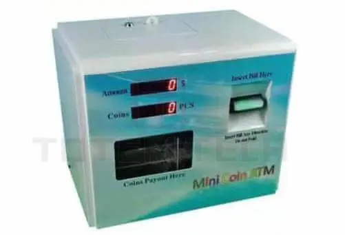 Bill Payment Coin Exchange Machine Quarter Change Machine Bill to Coin ...