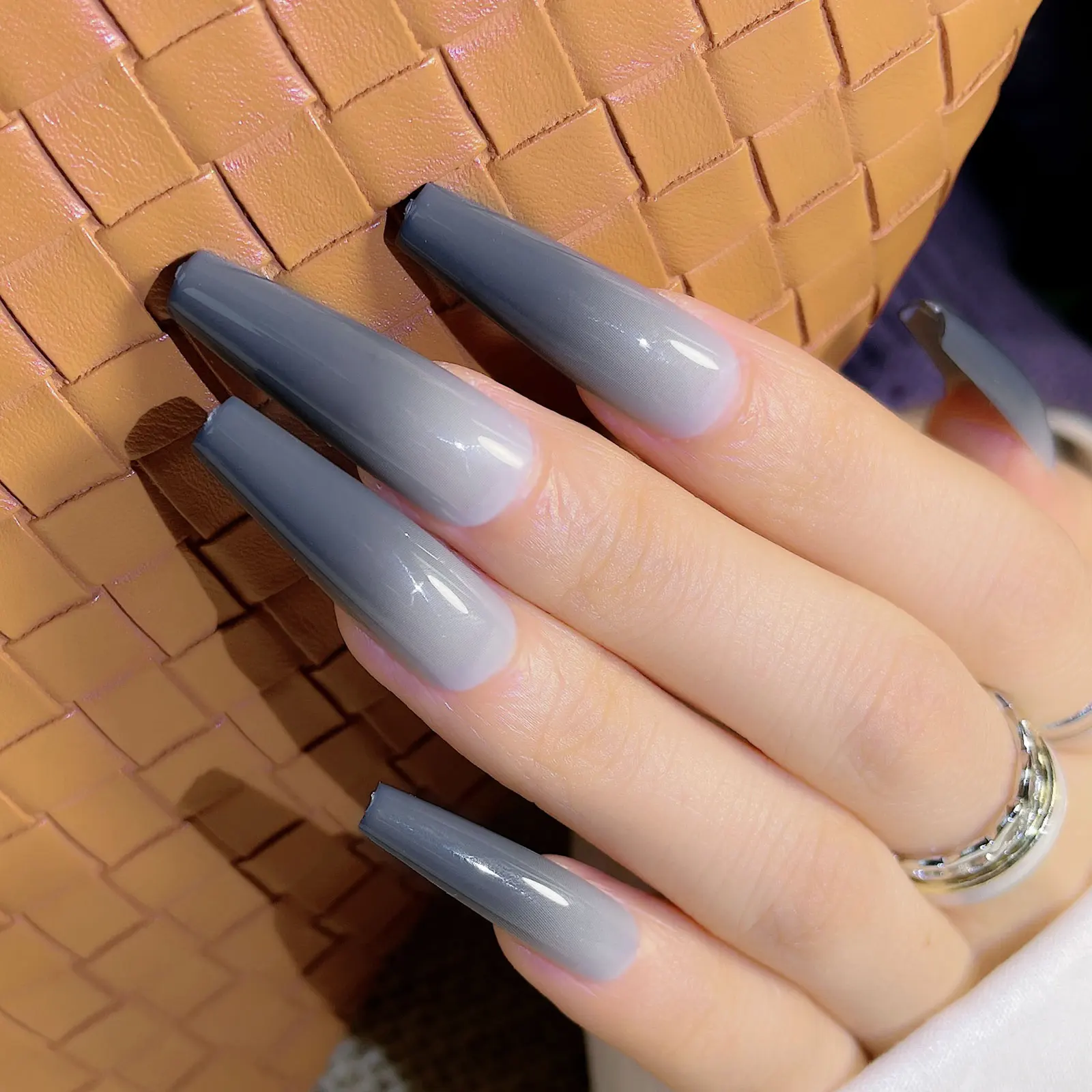 Wholesale Acrylic Artificial Nails Handmade Press On Nails Customized ...