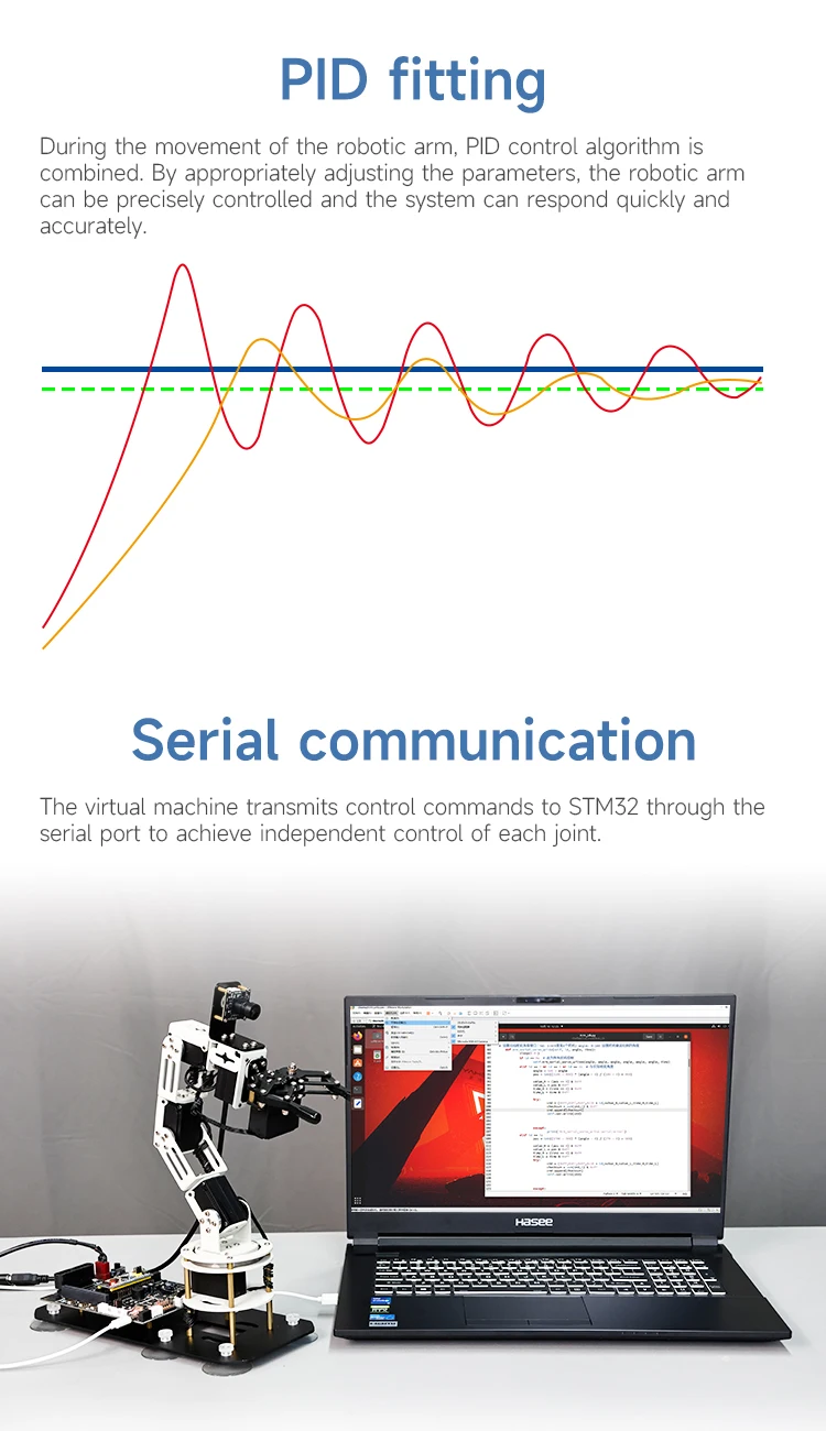 DOFBOT SE 6DOF Robotic Arm - Cost-Effective AI Learning Kit
