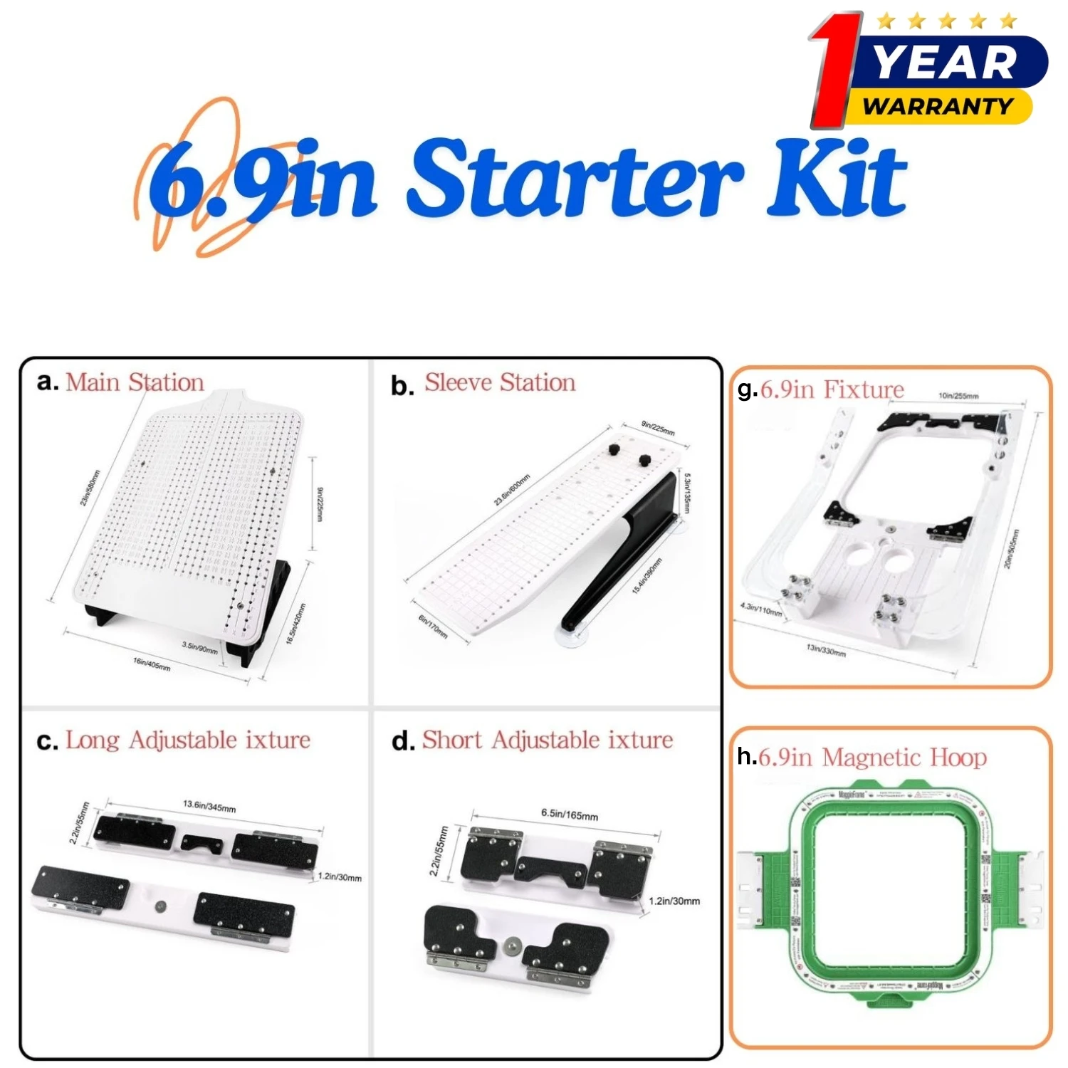 Sewtech Hoop Station - Magnetic Embroidery Hooping Talent