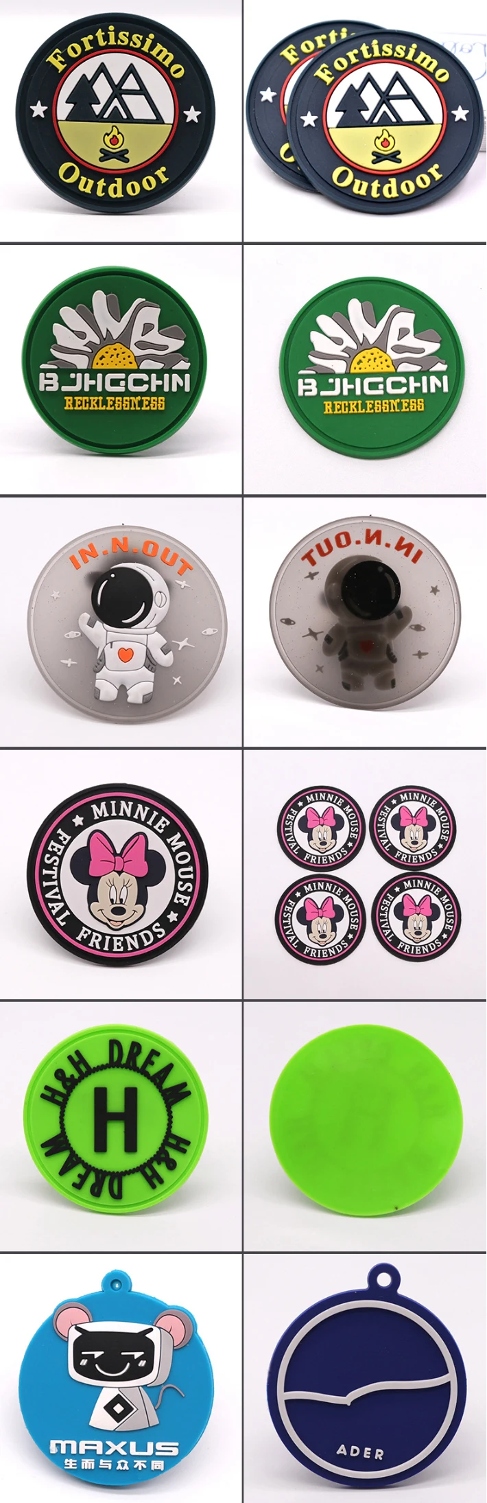 Custom Pvc 3d Silicon Label Wholesale Embossed Rubber Logo Clothing Tag ...