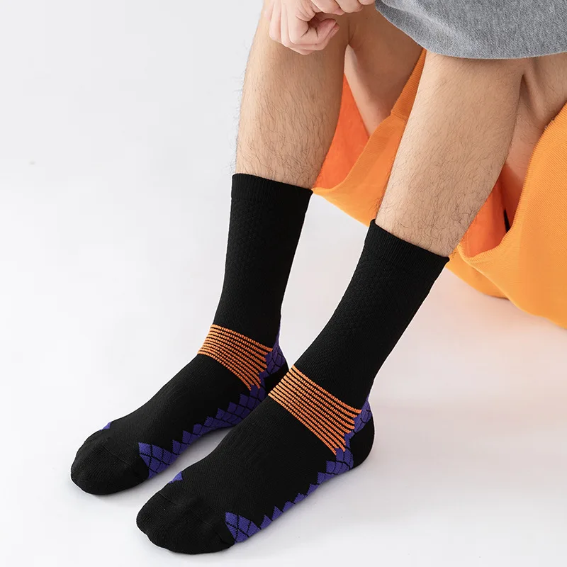 Basketball men's mid-tube socks professional sports socks deodorant ...