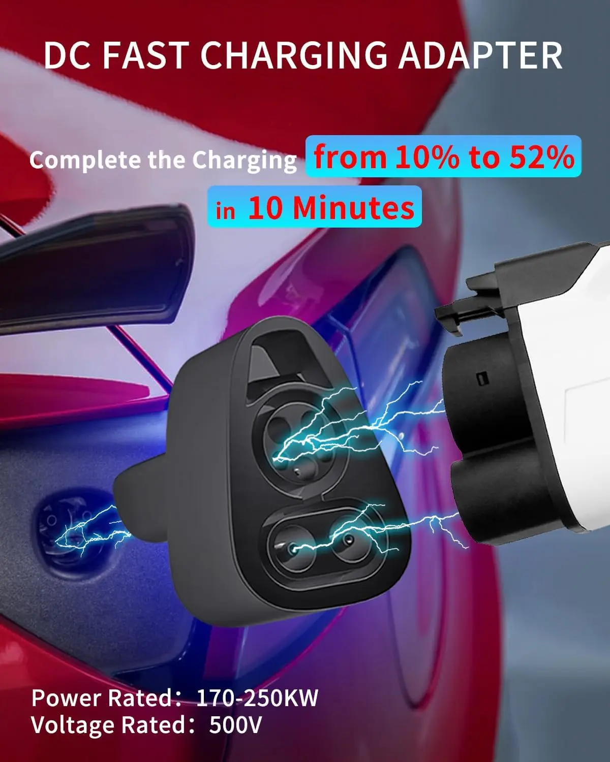 250KW Power DC Fast Charging CCS Combo 1 Adapter CCS 1 to Tesla Charger ...