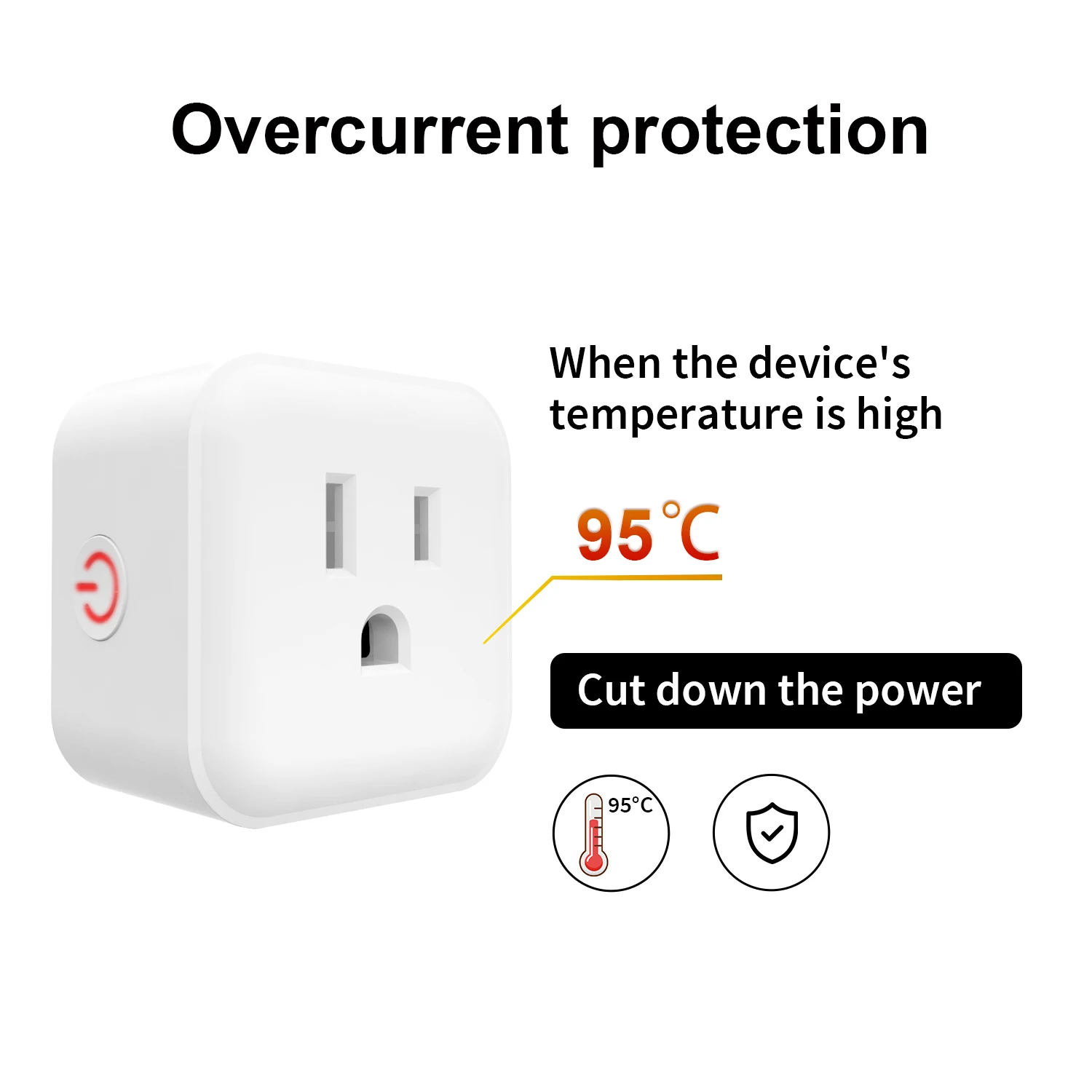 Smart Plug in Dimmer Z-wave Brightness Adjust Timer Socket for Dimmable ...