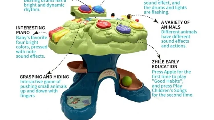 Multi-function Music Activity Game Table Toy Baby Early Educational ...