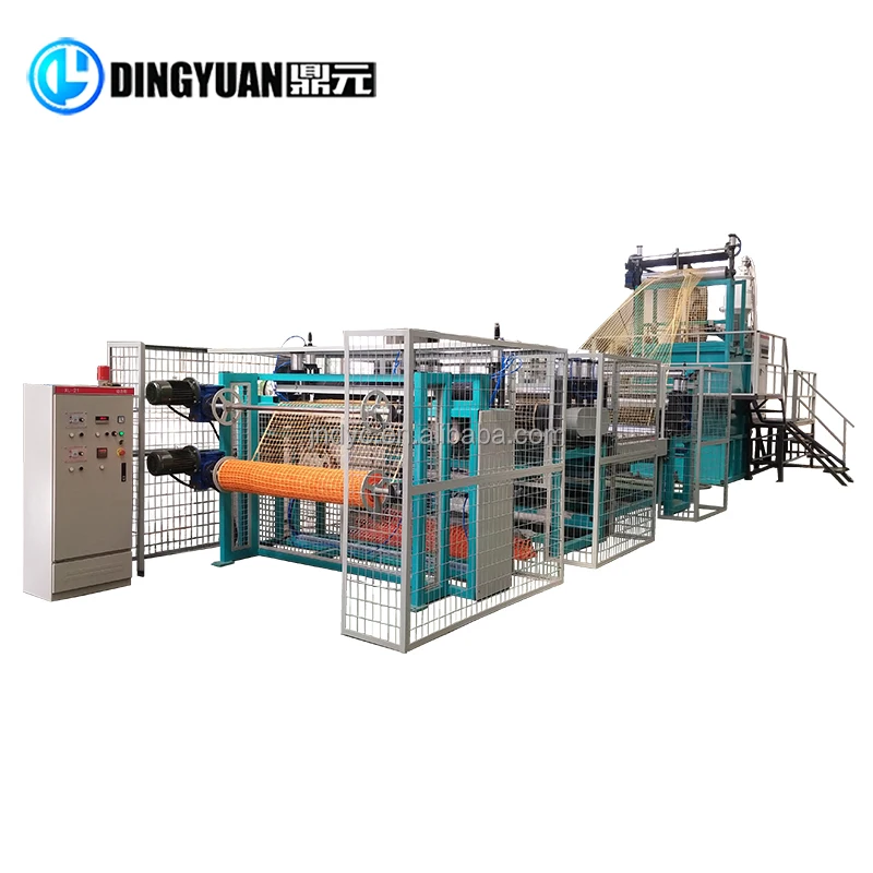 Plastic Bury Warning Mesh Safety Barrier Net Making Machine - Buy ...
