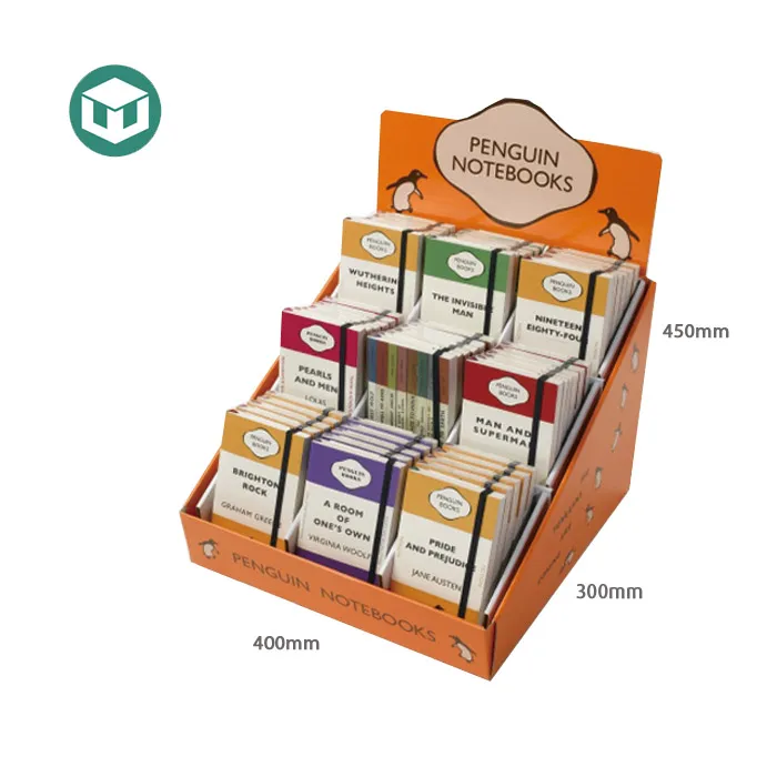 Custom Display Stand, Recyclable Cardboard Book Countertop Display ...