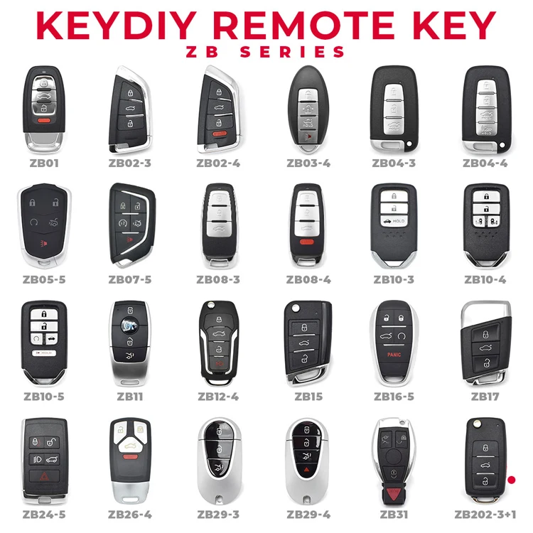 K-EYDIY Remote-Keyless-Go - Universal KD Smart Key ZB Remotes
