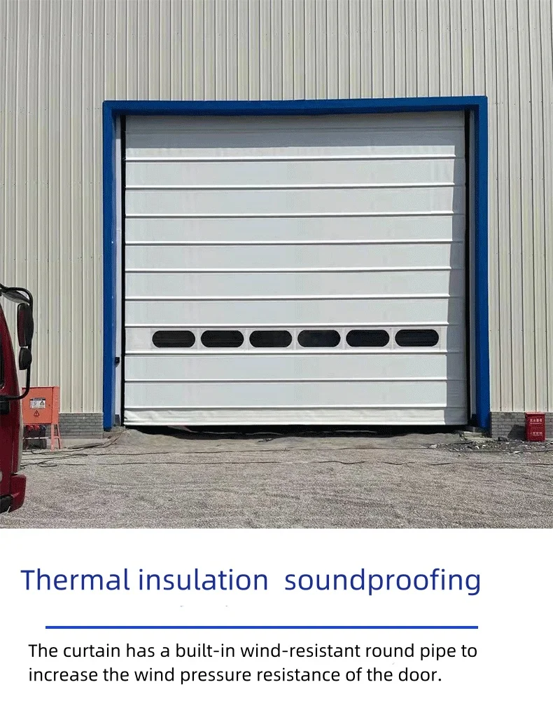 Industrial Automatcic Fast Acting Exterior Wind Proof Food Warehouse ...