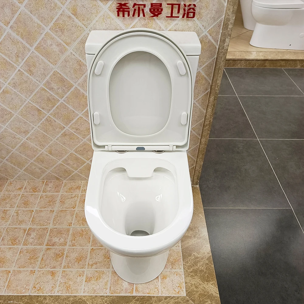 Modern WC Bathroom Toilets - Ceramic Two Piece Sanitary Ware