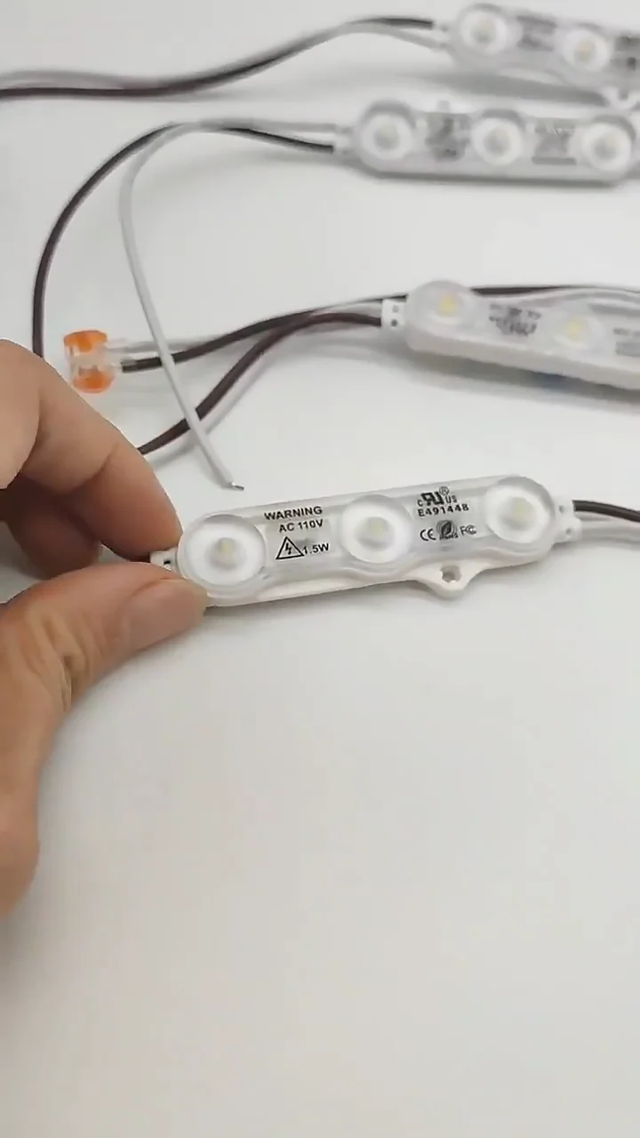 Ac Led Module 110v 3led Super Bright Advertising Signs Led Module Chip ...