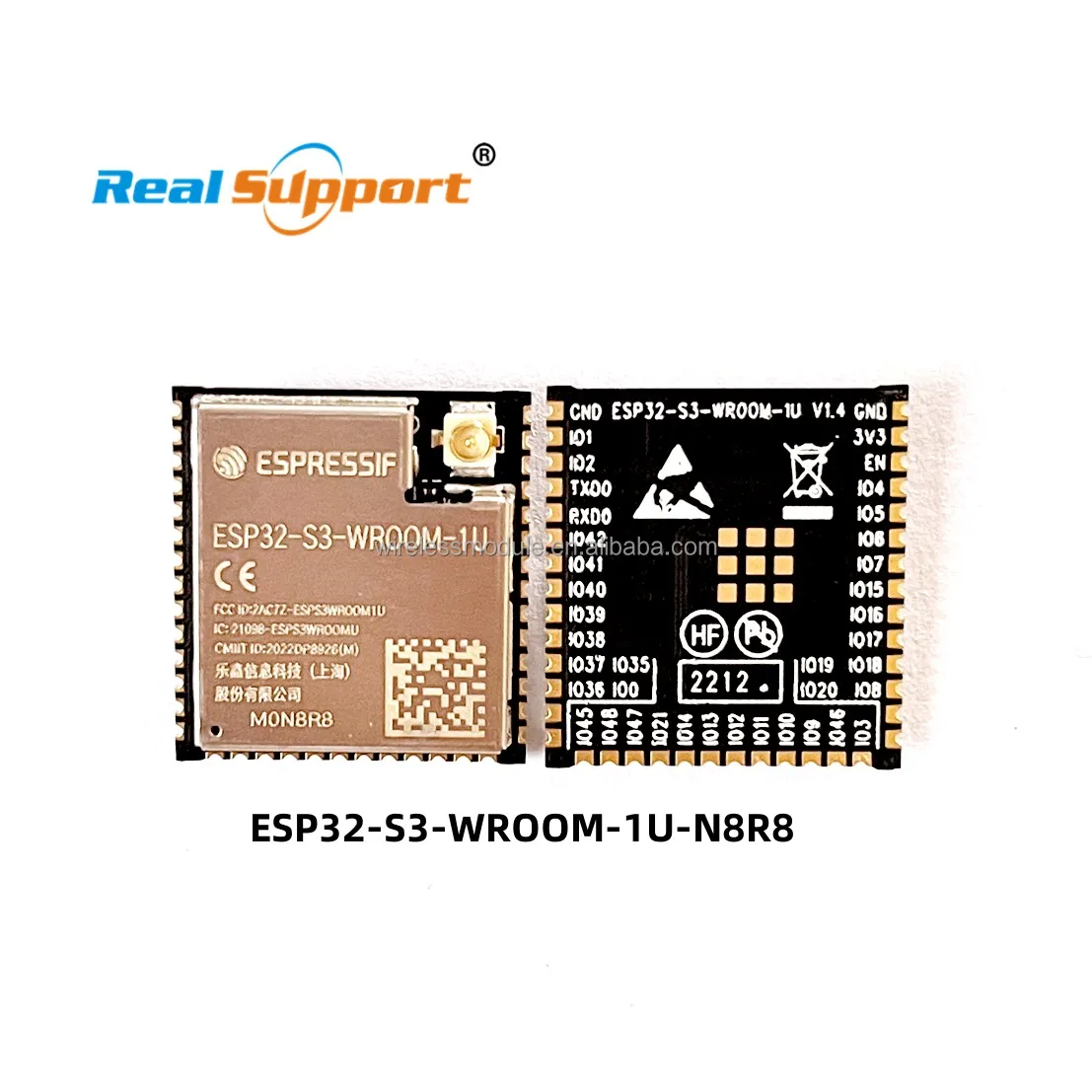 Esp32 S3 Wroom 1u เสาอากาศภายนอก8mb Esp32 S3 Wroom 1u N8r8 2 4ghz Wi Fi