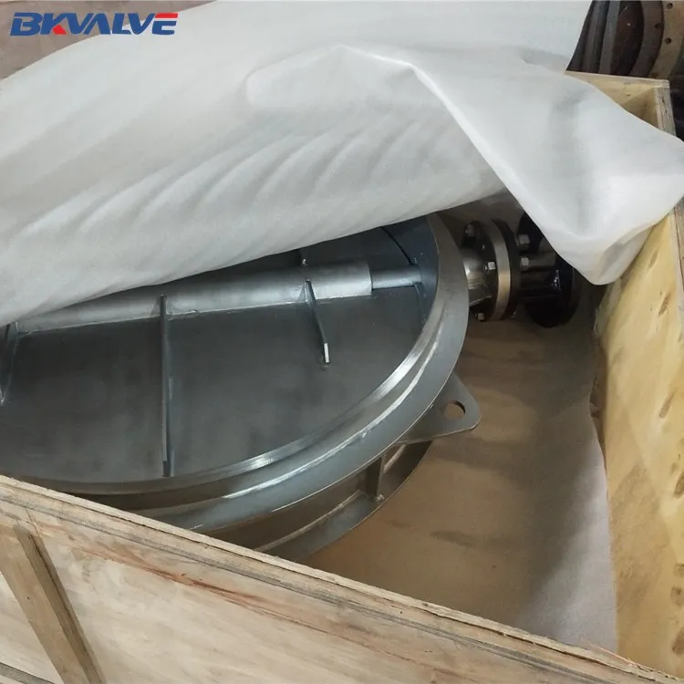 Dn1300 Low Pressure Ss304 Ventilation Welding Butterfly Valve Without ...