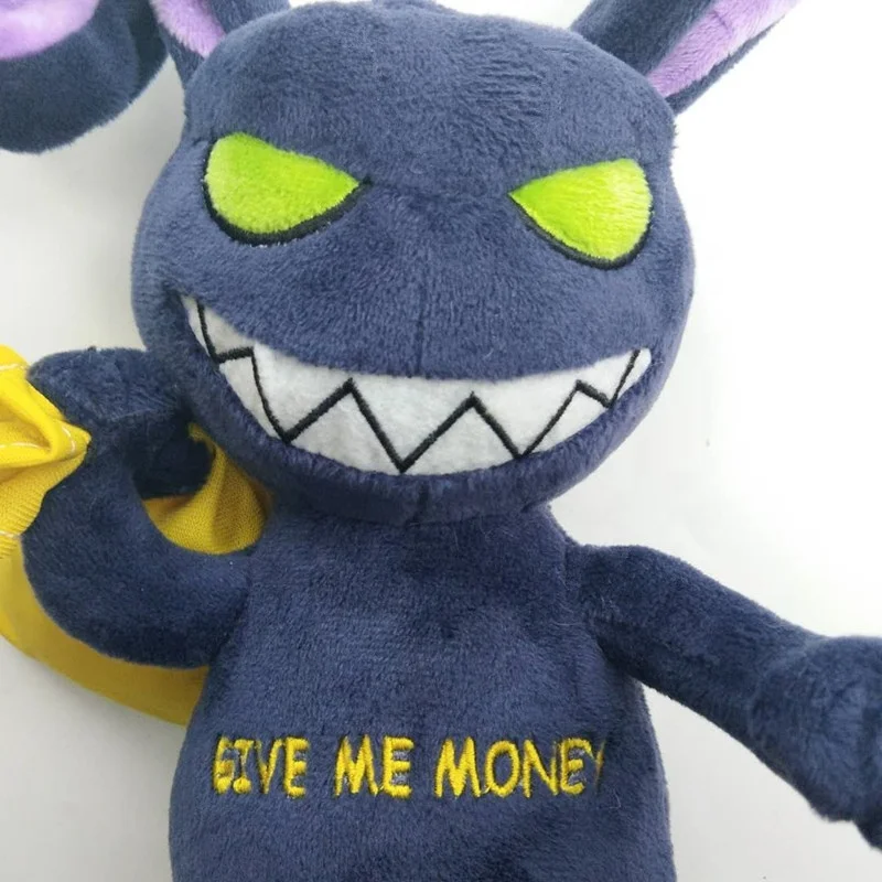 Custom Halloween Plush Toy - Evil Bunny Bad Robbed Rabbit