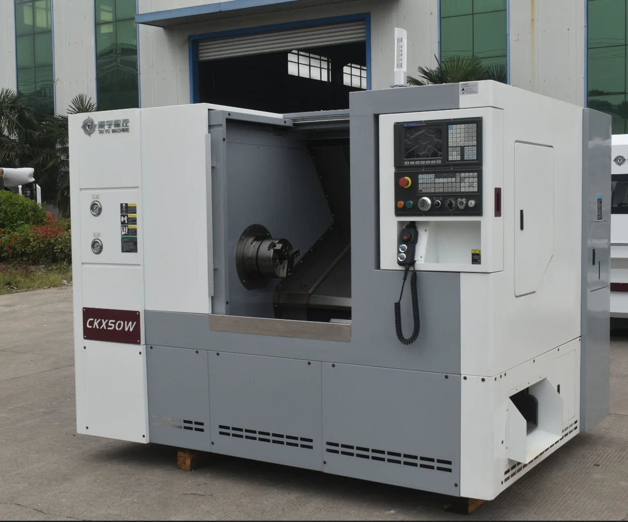 Fanuc Cnc Lathe Ckx50w High Speed Taiwan Linear Rail Inclined Bed ...