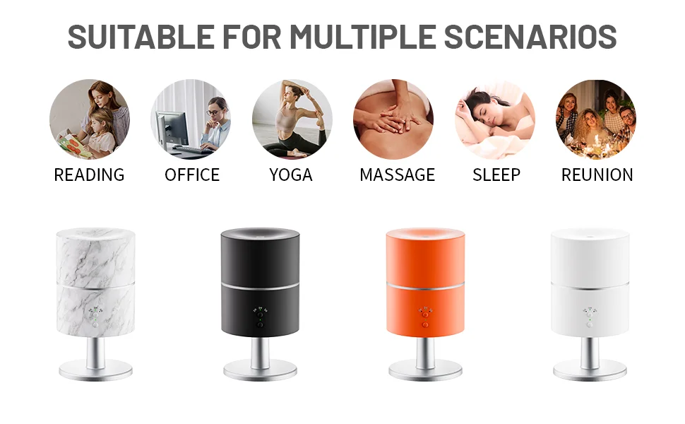 3 in 1 260ml Ultrasonic Aroma Diffuser With Night Light Low Noise ...