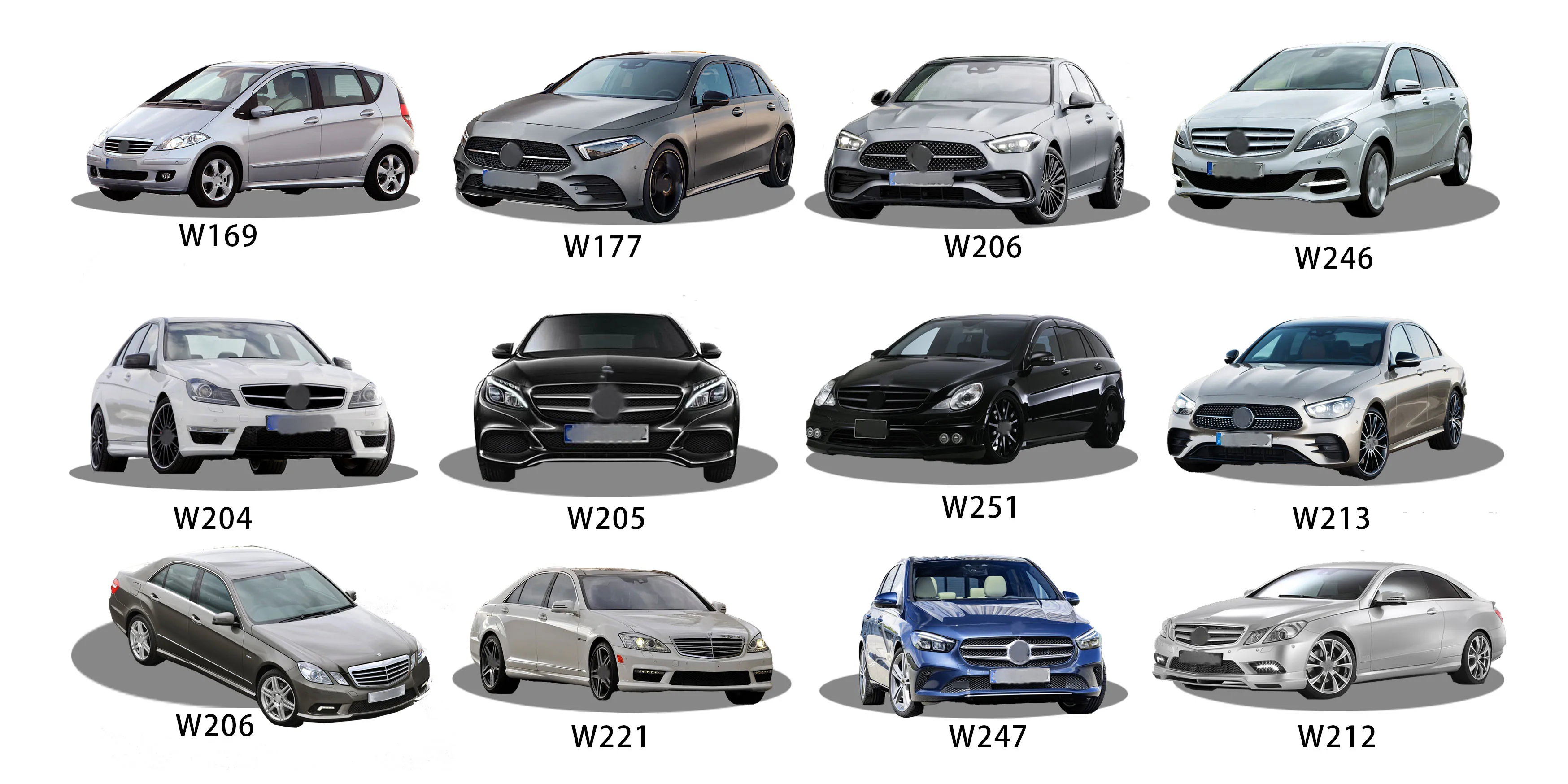 Car Accessories Front Bumper Bumper Decoration Is Suitable For Mercedes ...