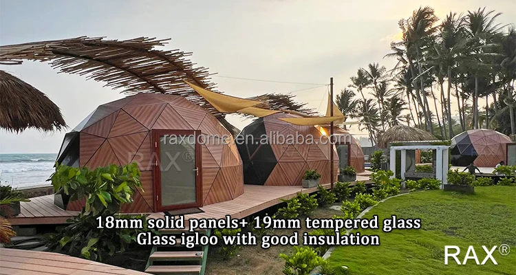 Luxury Glamping Igloo - Glass Dome House with Bathroom