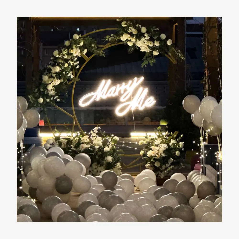 Manufacturer's Popular Wedding Custom Neon Sign Led Bar Party Decoration Acrylic Advertising ...