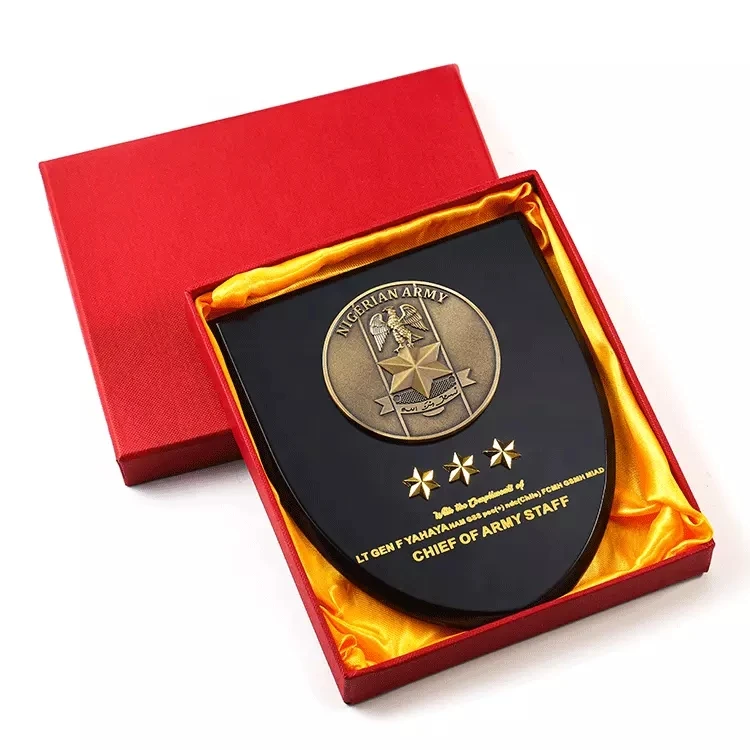 Commemorative Gold Plated Awards - Customizable Trophies